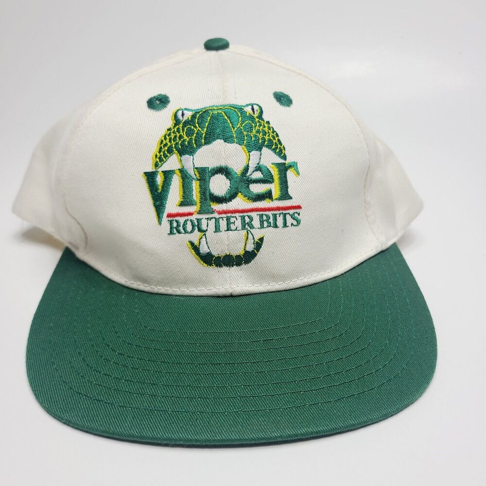 Vintage Viper Router Bit Oldham Ad Promo Embroidered … - Gem